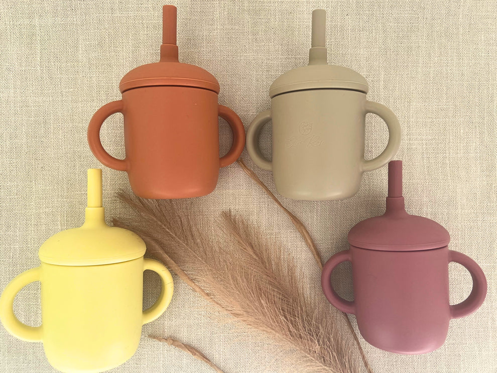 Silicone Sippy Cup & Snack Cup Set – Eyvie Rose